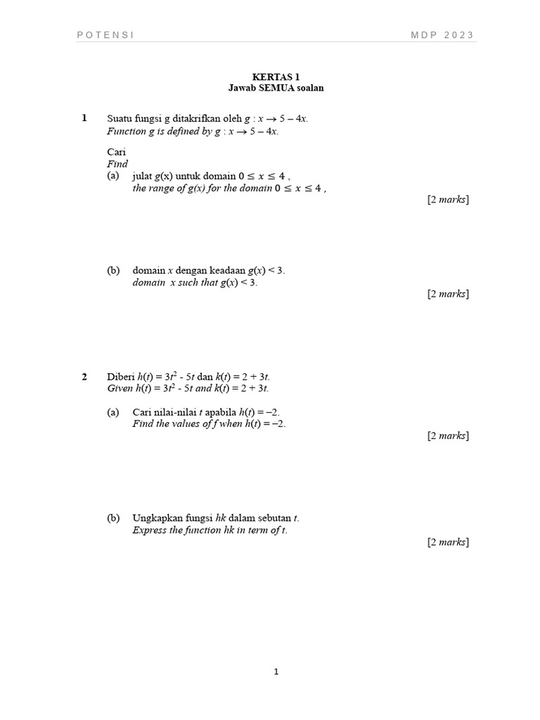 3 Modul KM2 2023 Set 2 (Potensi) - MDP | PDF