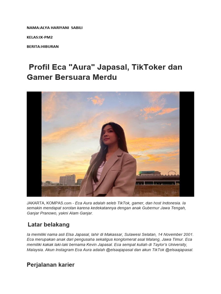 Alya - Berita Hiburan XIpm2 | PDF