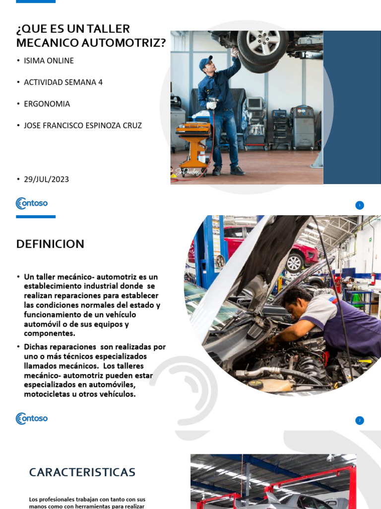 Definición de Taller Mecánico Automotriz | PDF | Coche | Tornillo