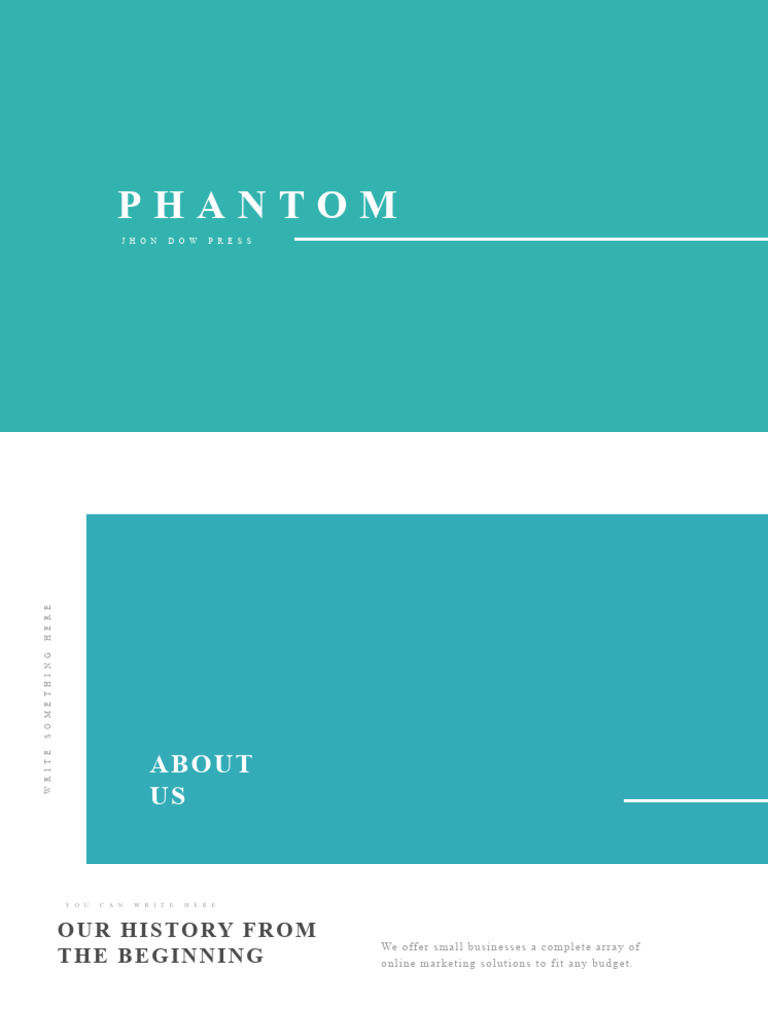 Phantom PowerPoint Template Light | PDF | Computing | Marketing