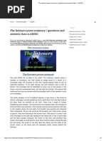 English West Wind Notes | PDF | Poetry