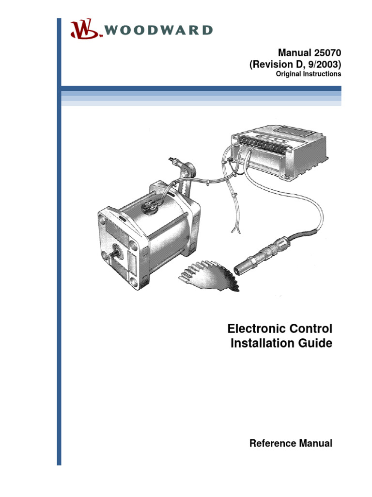 D-Electronic Control Installation Guide | PDF
