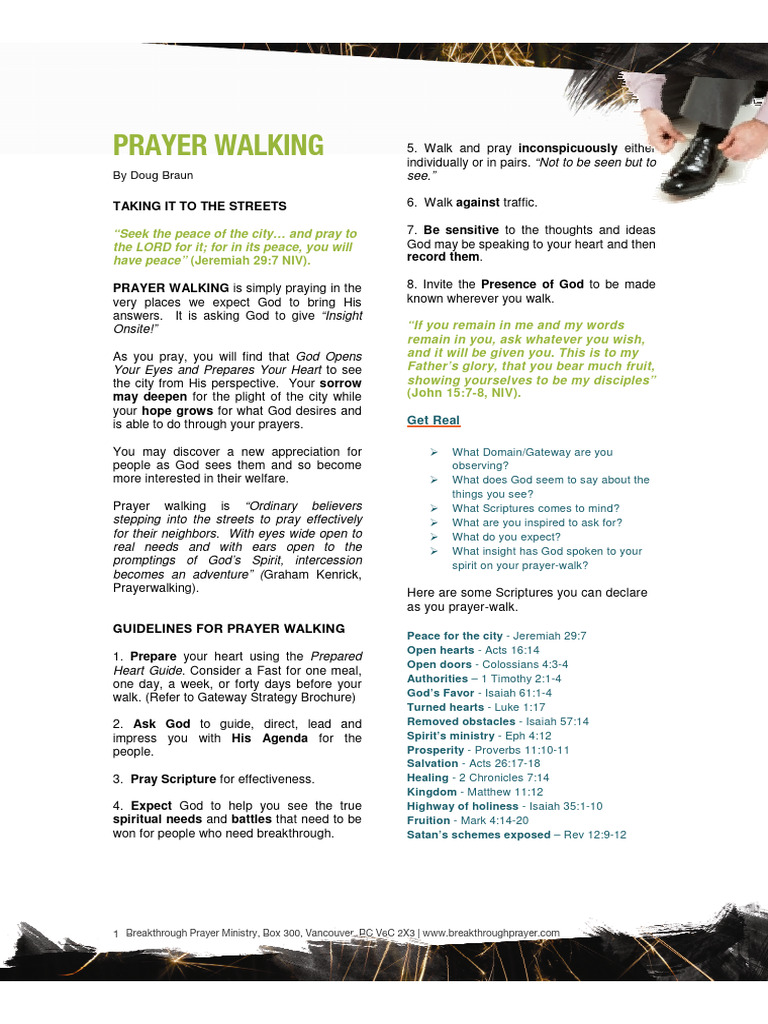 Prayer Walking | PDF