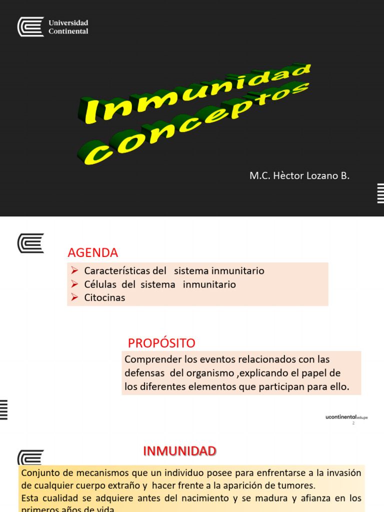 1 Fisiologia Del Sistema Inmunologico | Descargar gratis PDF | Citocina | Sistema inmune