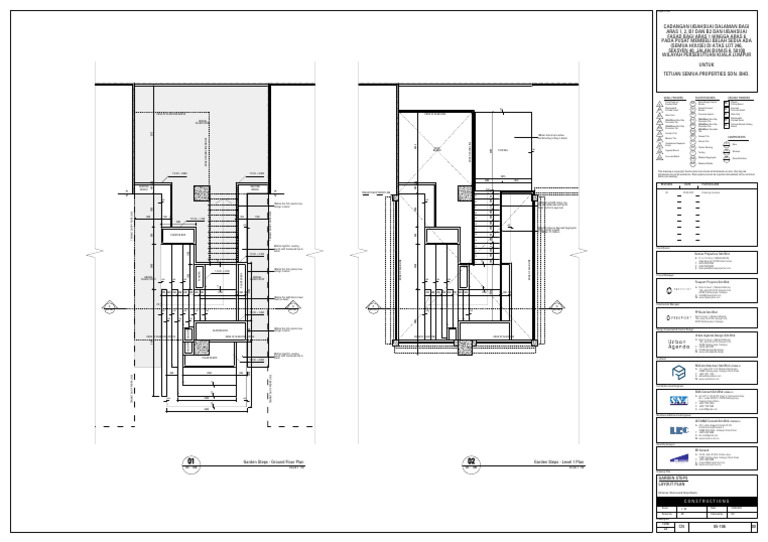 05-106-Garden Steps Detail 01 | PDF | Tile | Concrete