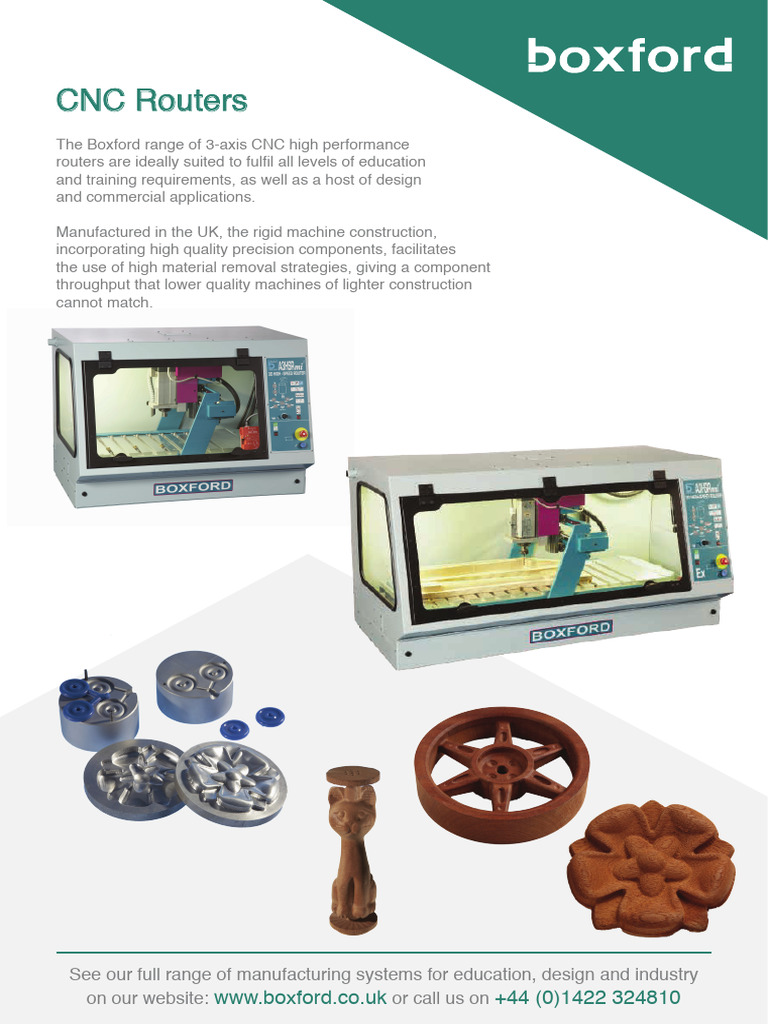 CNC Routers Jan 2023 | PDF | Numerical Control | Manufactured Goods