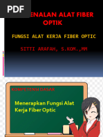 Alat Alat Fiber Optic Beserta Fungsinya | PDF