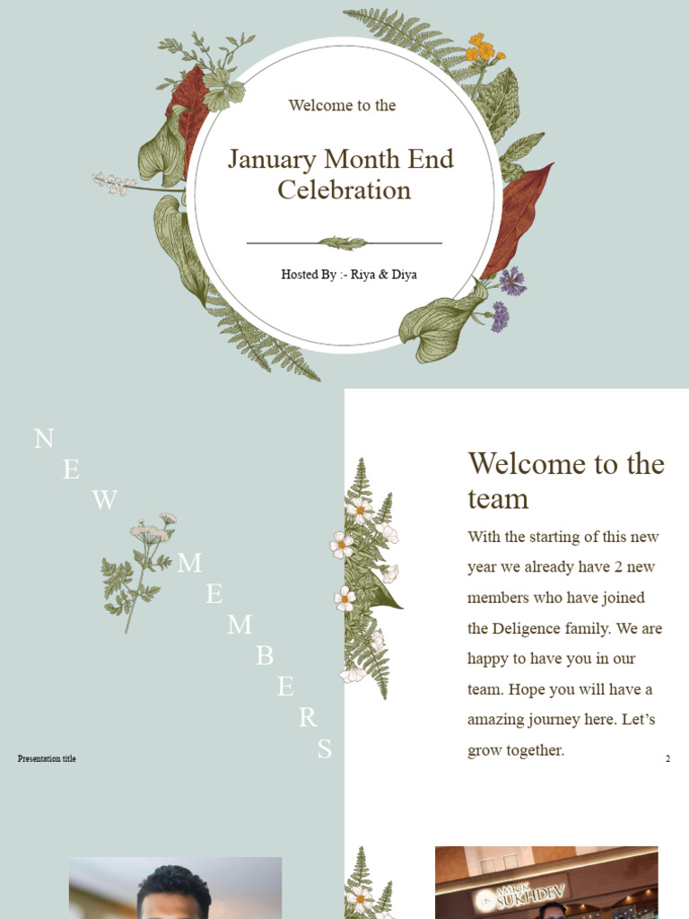 January Month End | PDF