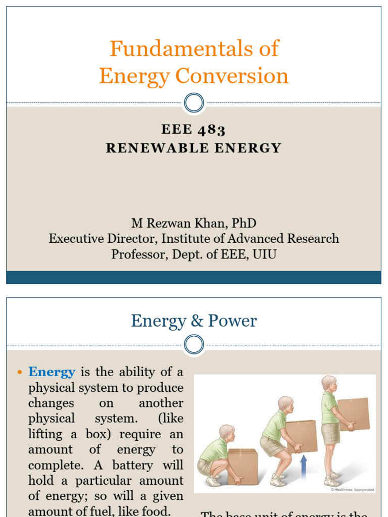 EEE 483 (Fundamentals of Energy Conversion) | PDF