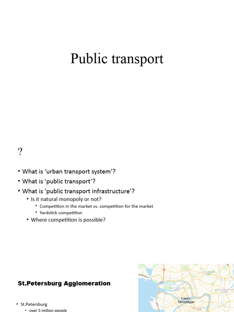 Topic 5 - Public Transport | PDF | Public Transport | Transport