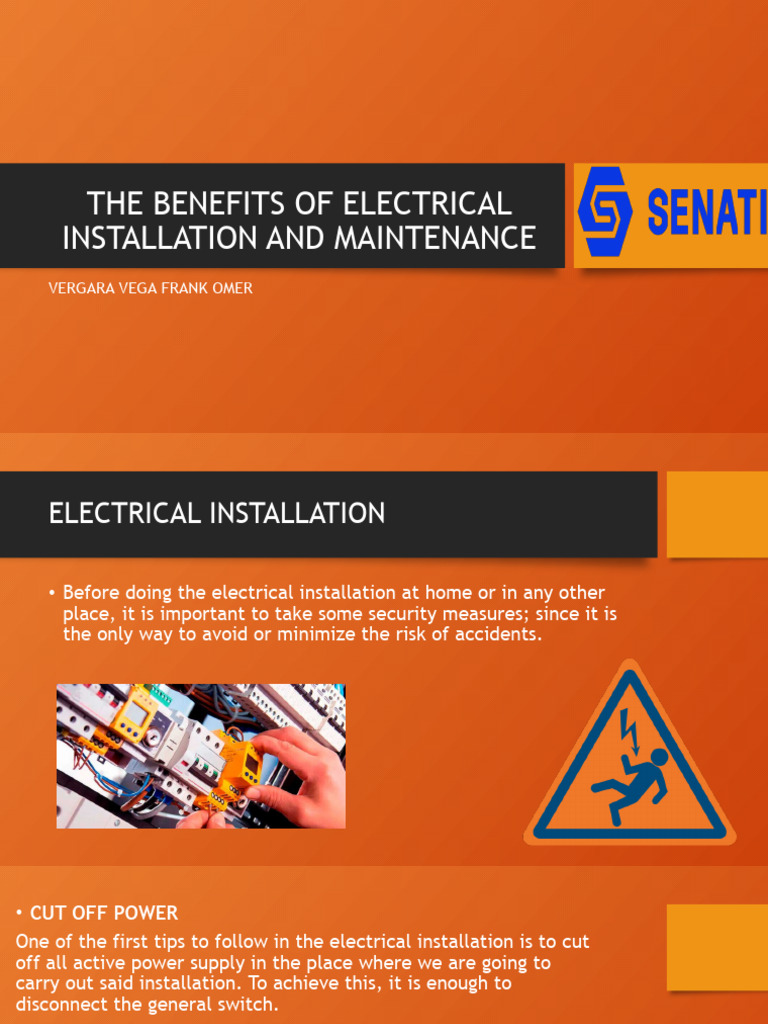 The Benefits of Electrical Installation and Maintenance | PDF | Electrical Wiring | Switch