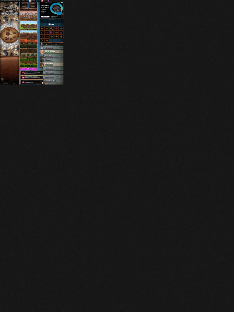 3.27 Billion Cookies - Cookie Clicker | PDF | Snack Food | Ios Software