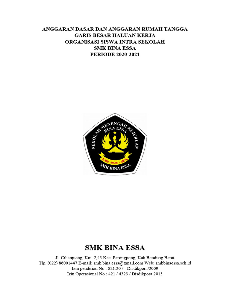 Adart SMK Bina Essa | PDF