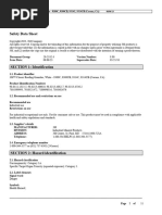 Scania Oil LDF-3 10W-40 Safety Data | PDF | Dangerous Goods | Toxicity
