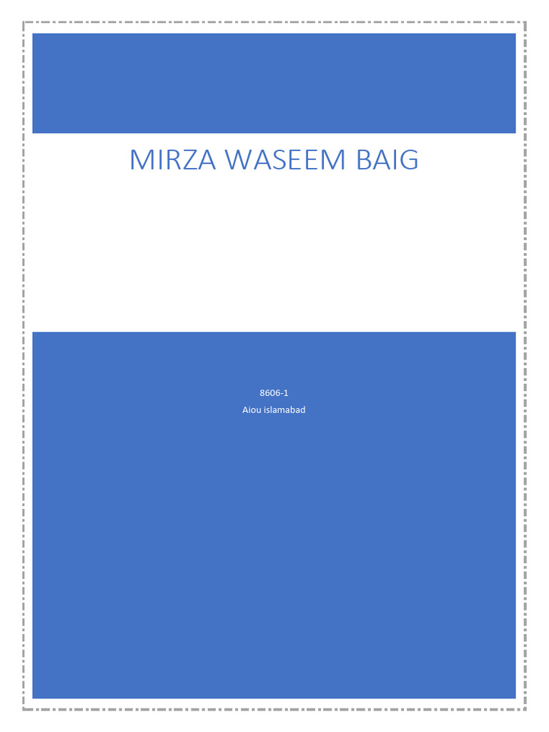 8606 Waseem | PDF