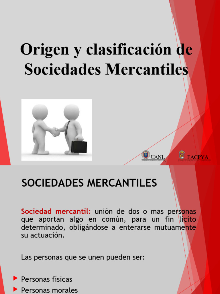 Clasificacion de Las Sociedades Mercantiles | PDF | Sociedad de responsabilidad limitada ...