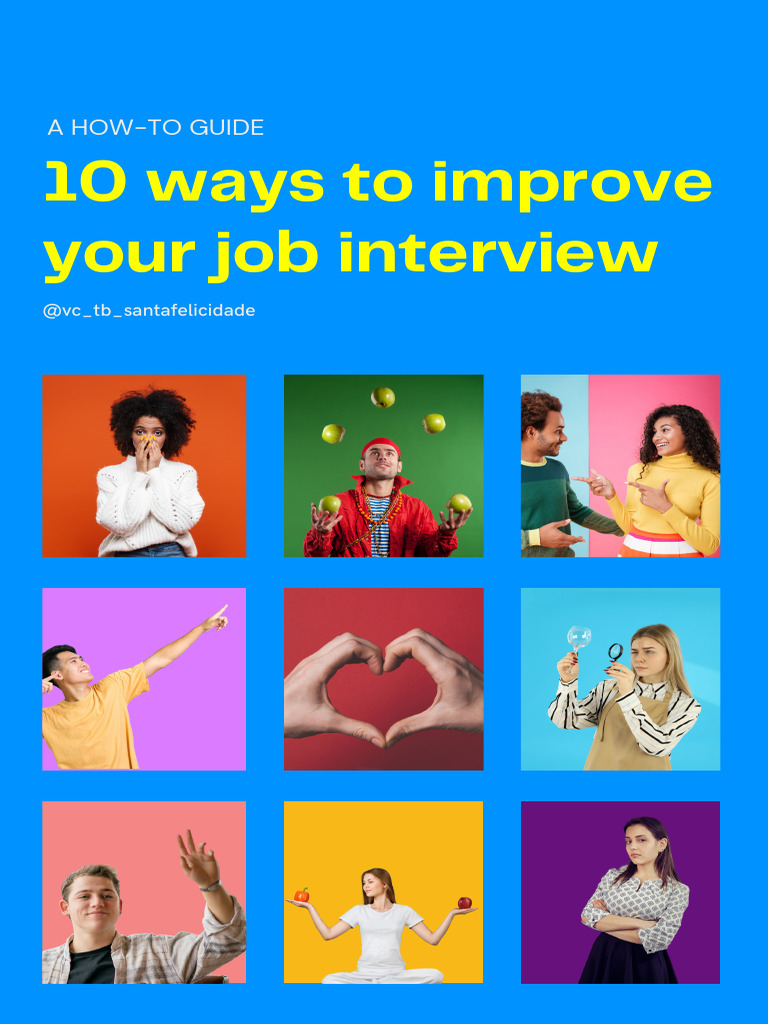10 Ways To Improve Your Job Interview | PDF | Job Interview | Social ...