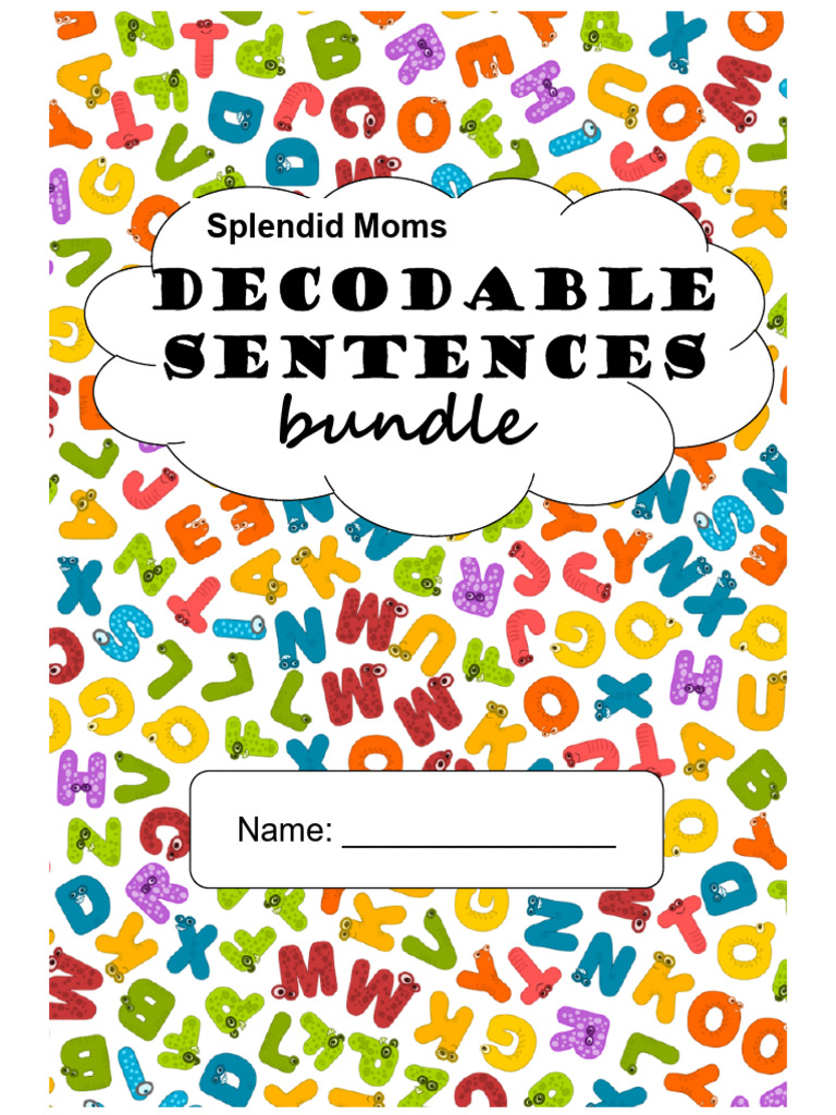 Decodable Sentences Bundle for Kids | PDF