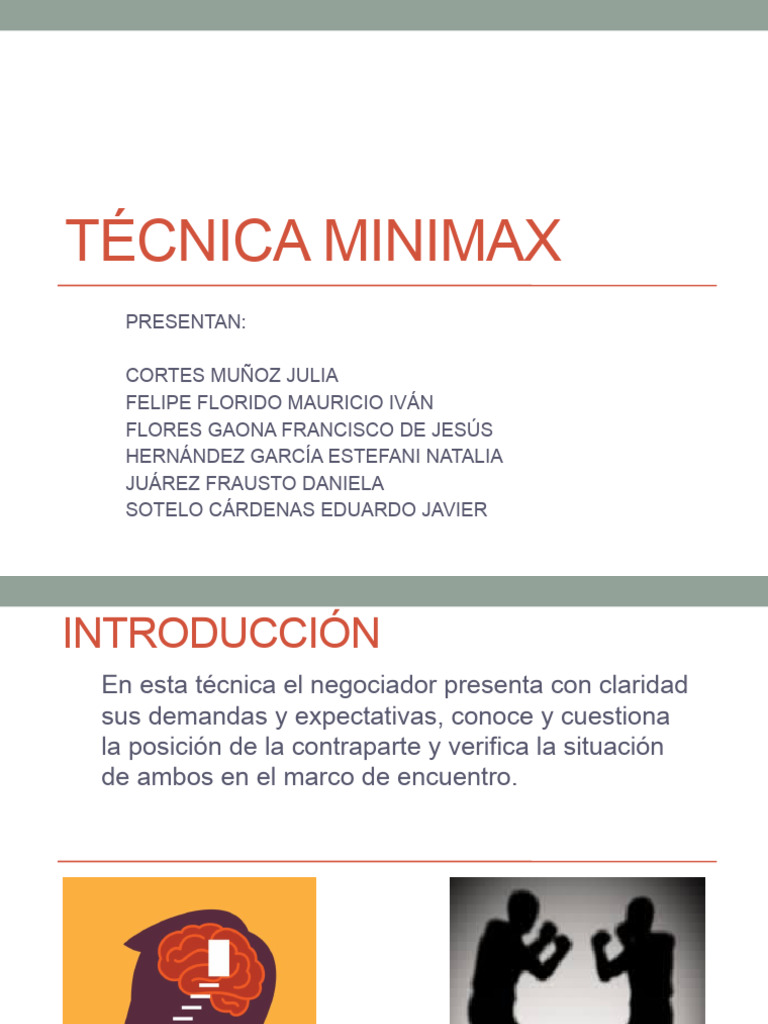 Técnica Minimax | PDF