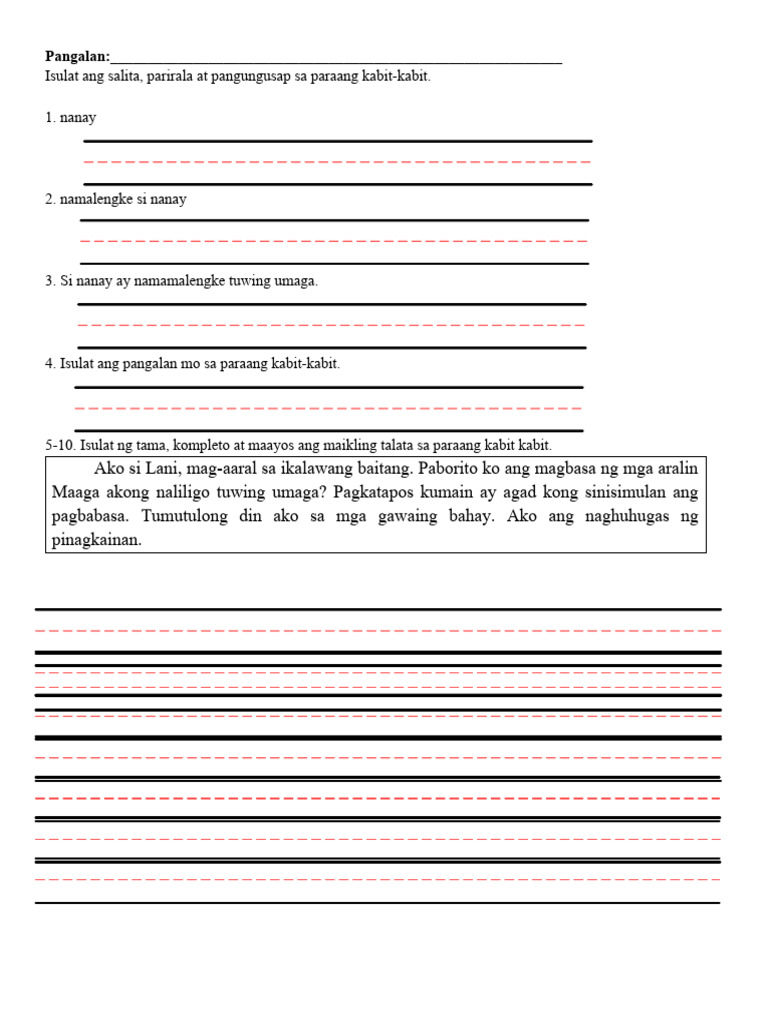 Performance Task MTB | PDF