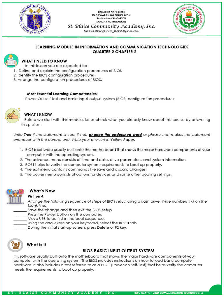 Q2C2 | PDF | Bios | Booting