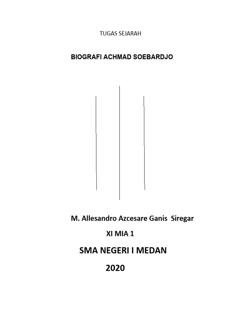 Profil Dan Biografi Ahmad Soebardjo | PDF | Politik