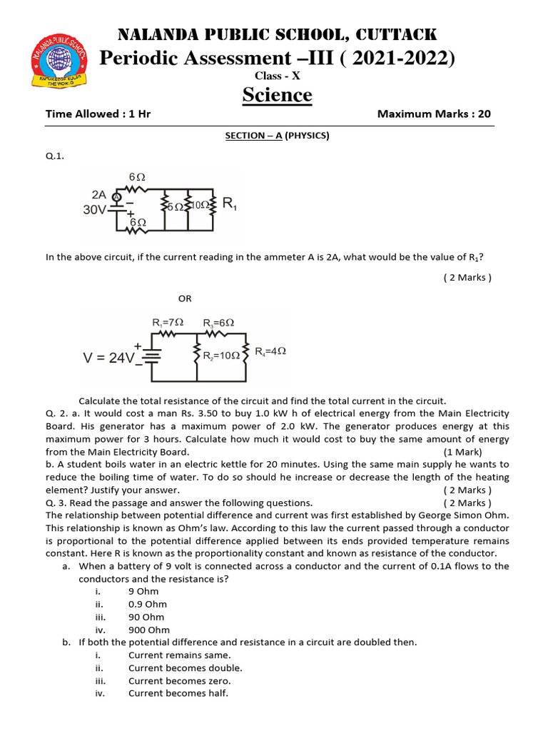 Science - STD-X | PDF
