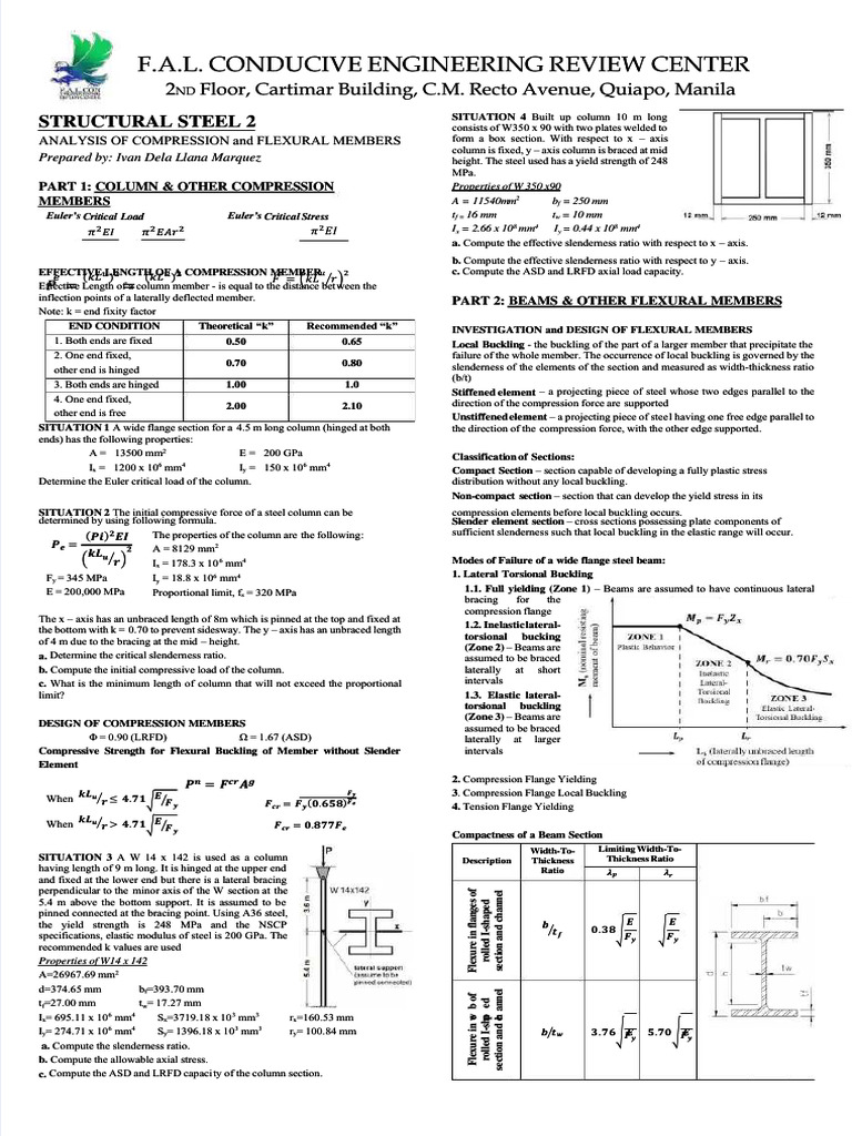 PDF Fal Conducive Engineering Review Center 2 Floor Cartimar Building ...