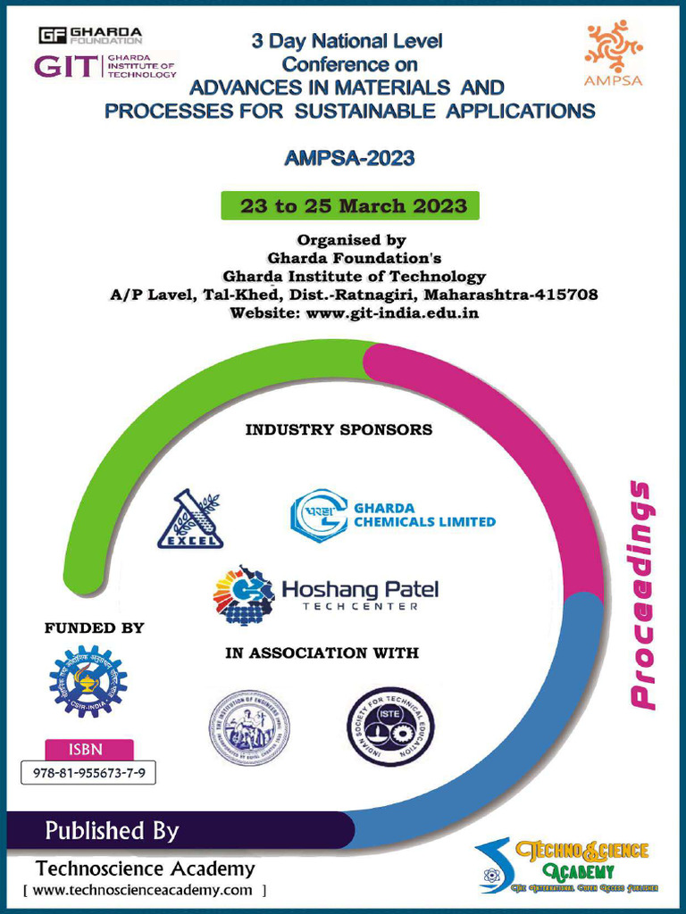 2323 March Abstract Proceedings AMPSA | PDF | Carbon Nanotube | Pyrolysis