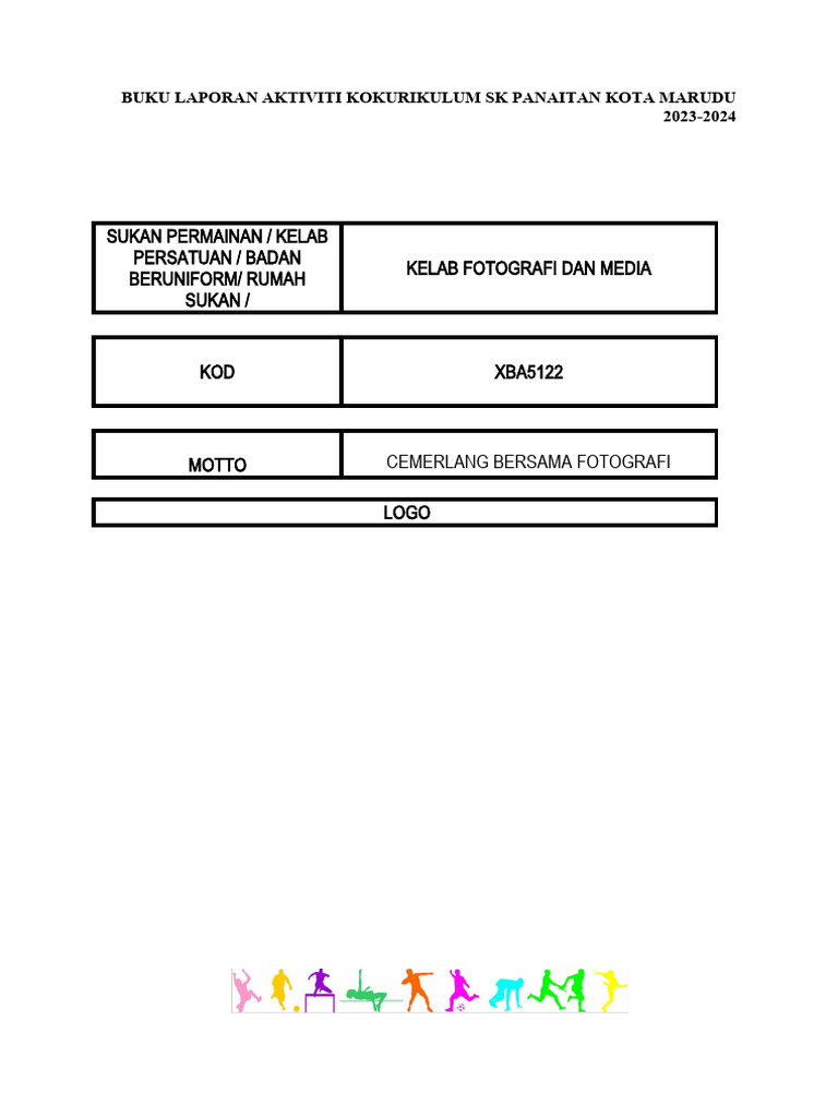 Buku Aktiviti Kelab Fotografi | PDF