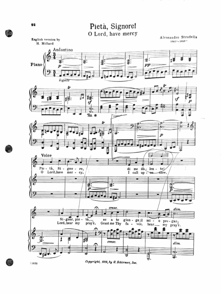 Pieta Signore (Am) | PDF