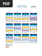Calendario Escolar UTM 2024-2025 | PDF
