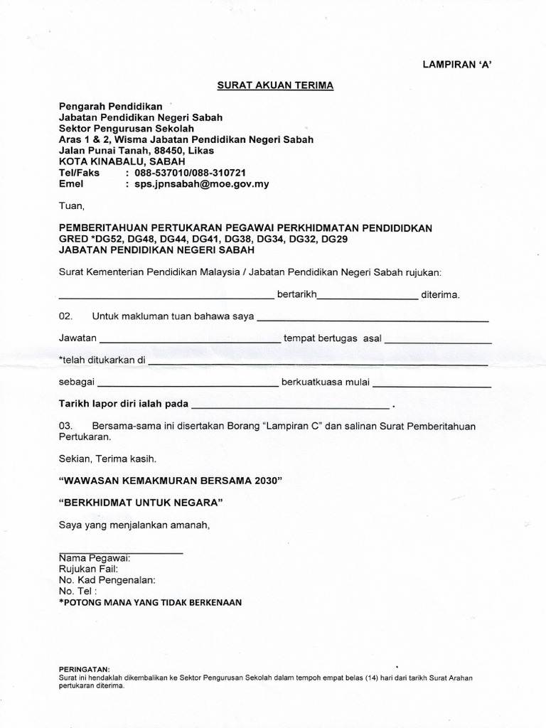 Lampiran A Dan Lampiran C | PDF