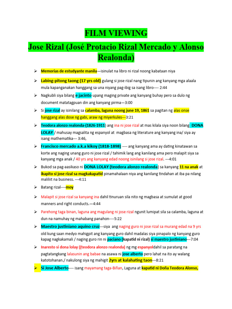 Film Viewing | PDF
