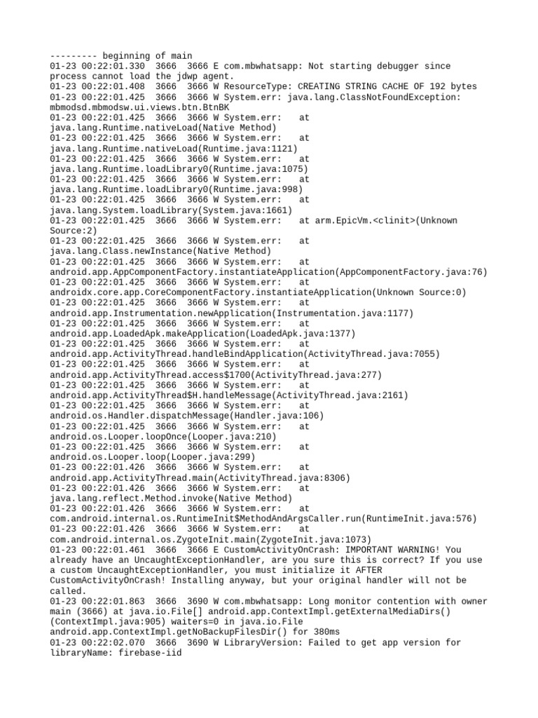Logcat | PDF | Java (Programming Language) | Android (Operating System)