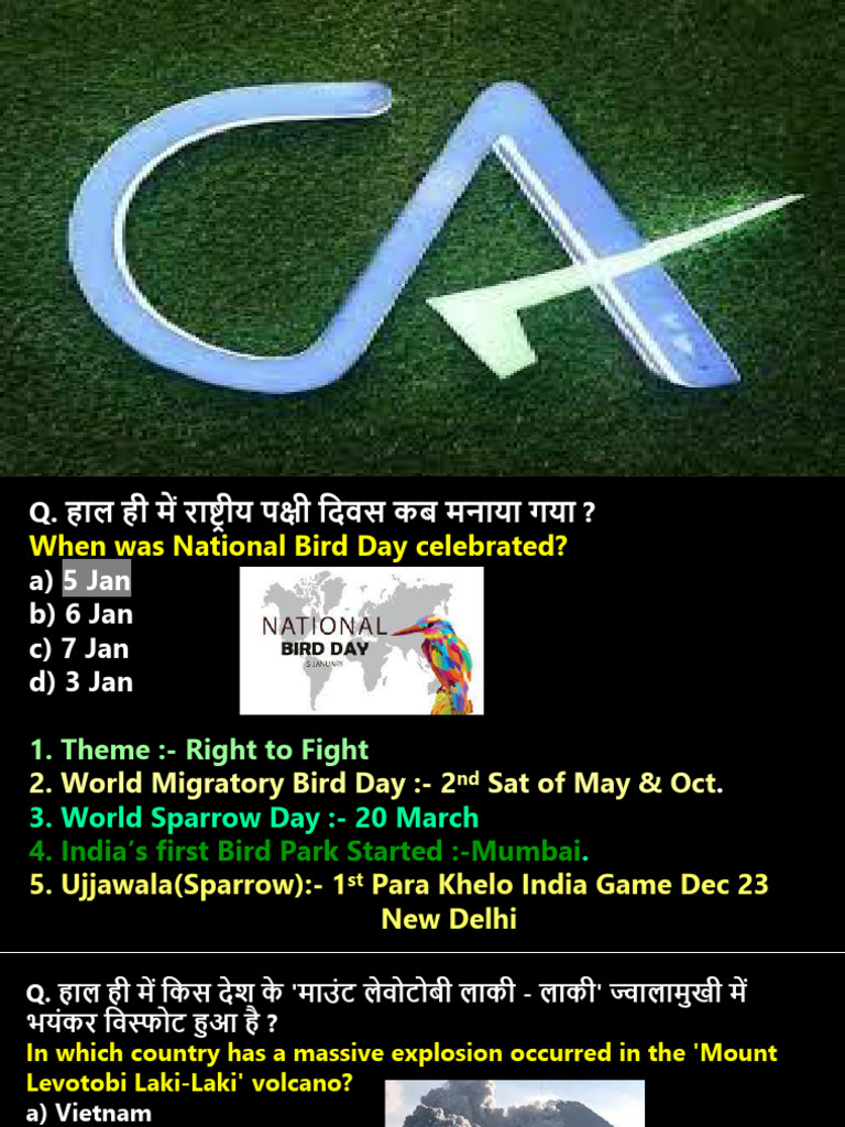8th Jan Ca | PDF