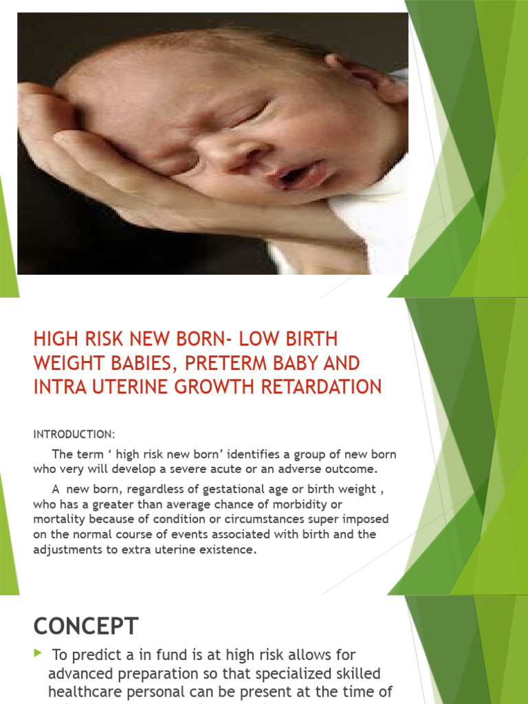 Paediatric High Risk Newborn | PDF | Preterm Birth | Maternal Health