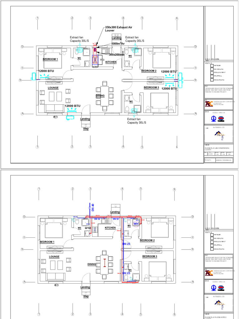 SGR House Type III Revised Mechanical Drawings | PDF
