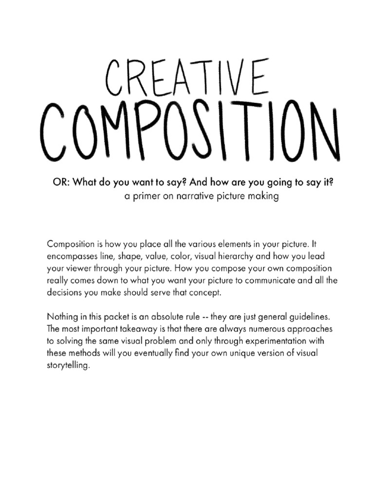 Creative Composition 101 | PDF