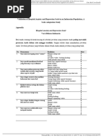 Instrumen Tingkat Kecemasan | PDF