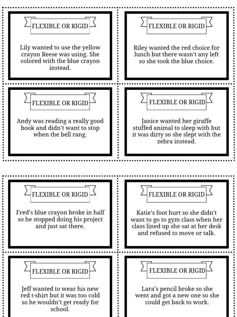 Flexible V Rigid Thinking | PDF