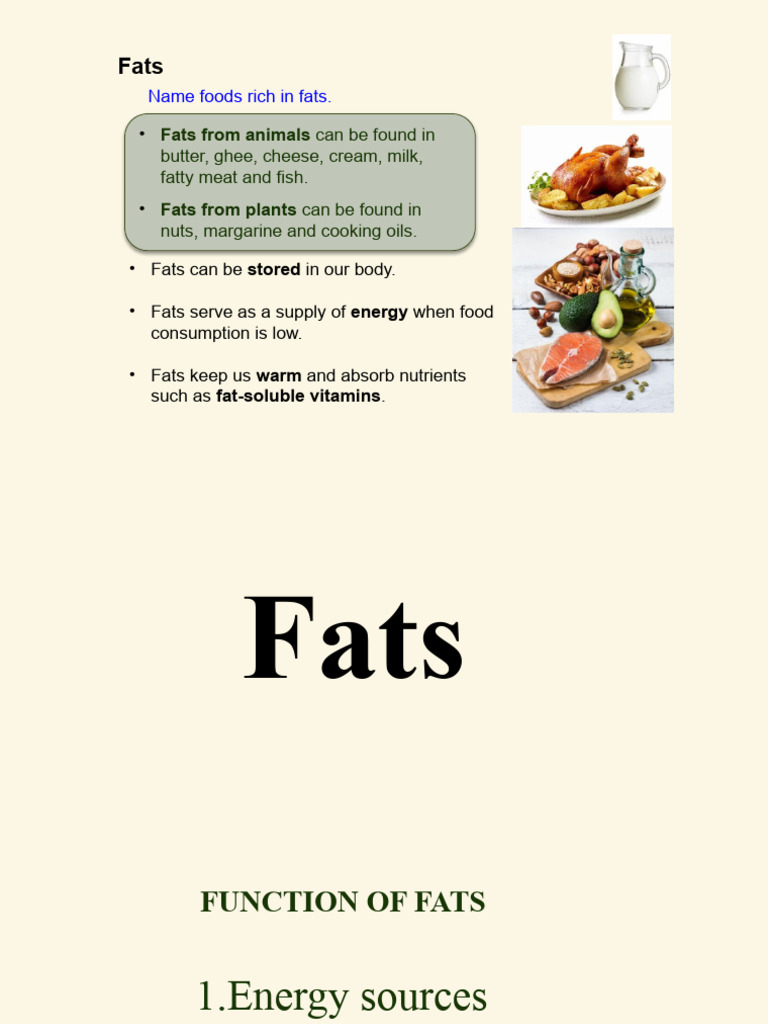 Nutrients: Fats and Digestive System | PDF | Fat | Large Intestine