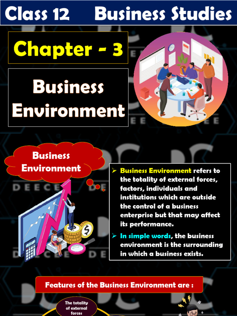 of BST Chapter 3 - (Business Environmnt) | PDF | Legal Tender | Indian Black Money