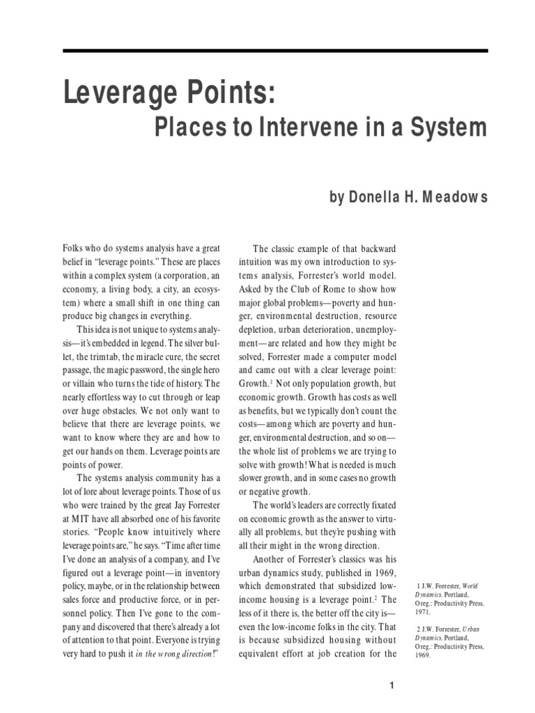 Leverage - Points 3 21 | PDF | Feedback | Positive Feedback