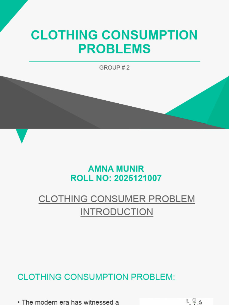 Clothing Consumption Issues and Solutions | PDF | Clothing | Fashion