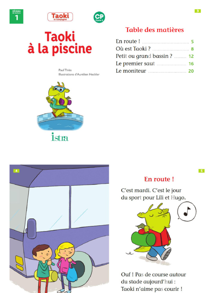 Taoki A La Piscine 1 | PDF