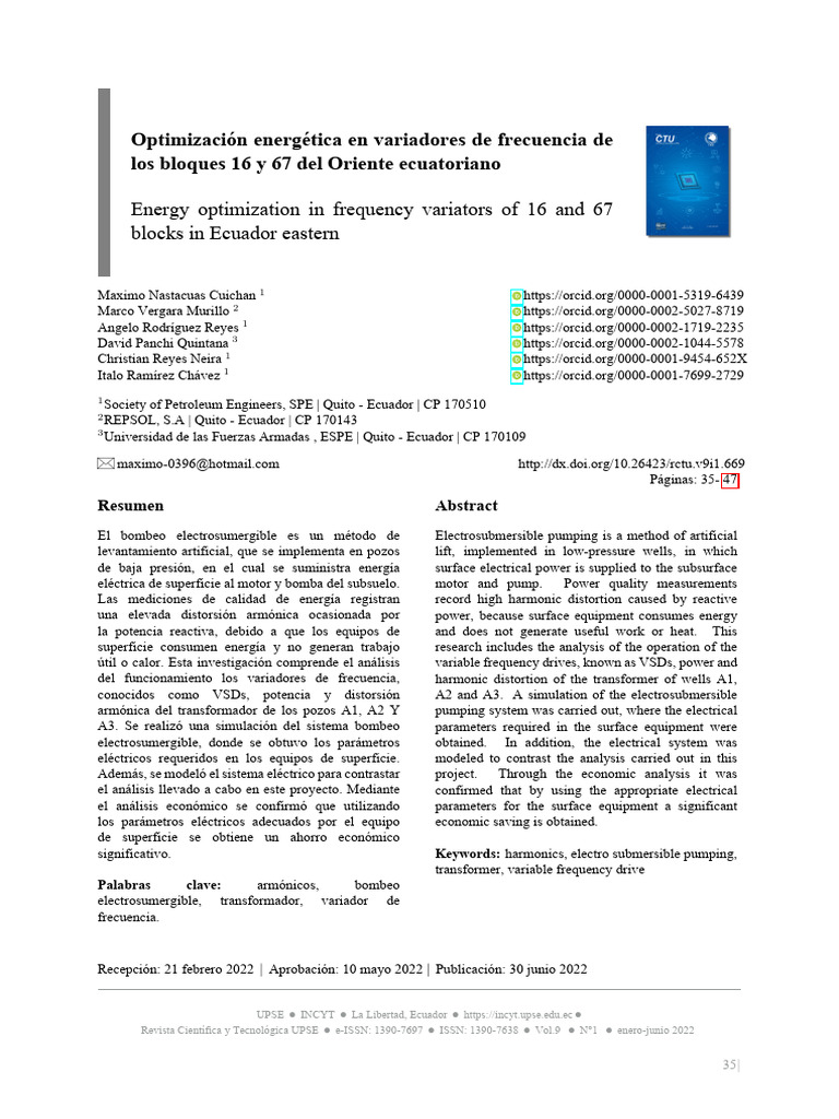 UPSE RCT 2022 Vol.9 No.1 005 | PDF