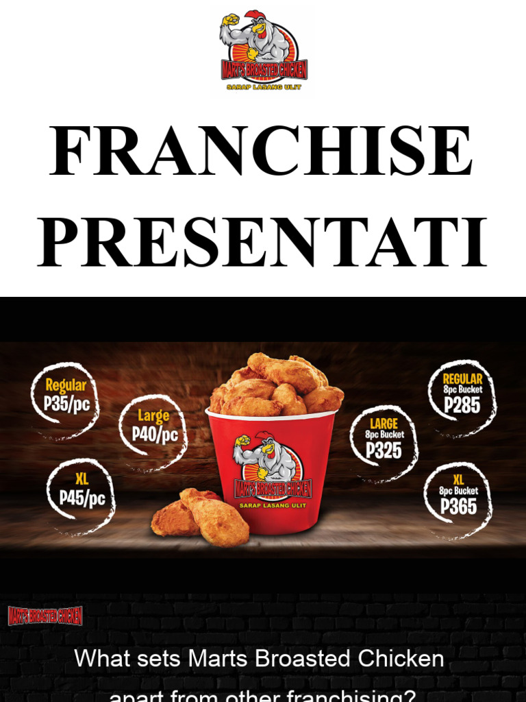 Mart's Broasted Chicken Franchise Guide | PDF | Franchising | Return On ...