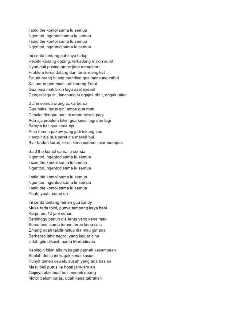 Baon Cikadap | PDF | Seni | Fiksi Misteri, Thriller, & Kejahatan