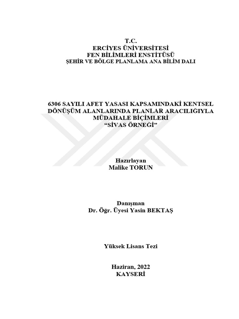 6306 Sayılıkanun | PDF